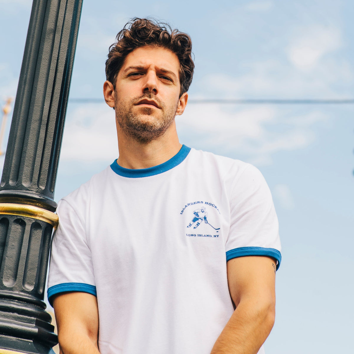 Islanders Collegiate Player Ringer Tee | Isles Lab