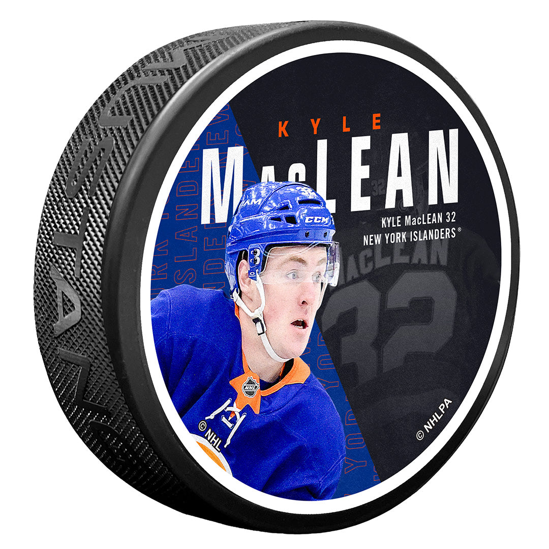 New York Islanders Centerfold Puck | Kyle MacLean | Isles Lab