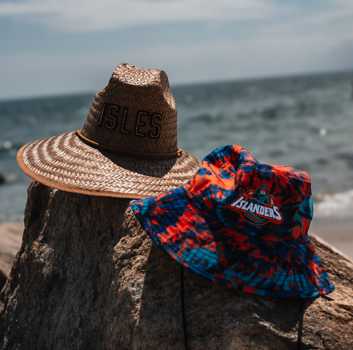 New York Islanders ISLES Straw Beach Hat | Isles Lab