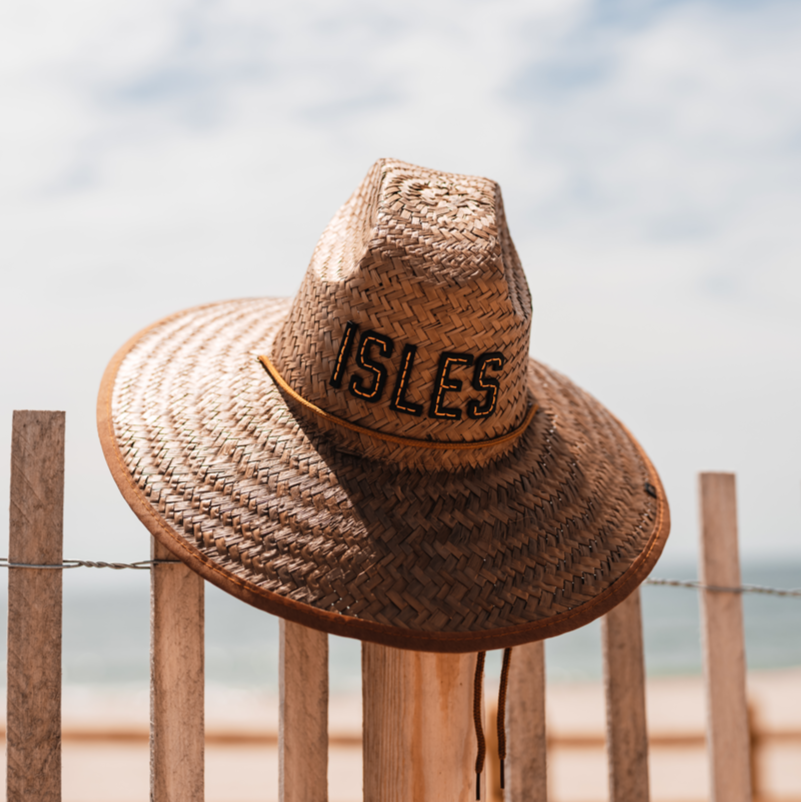 New York Islanders ISLES Straw Beach Hat | Isles Lab