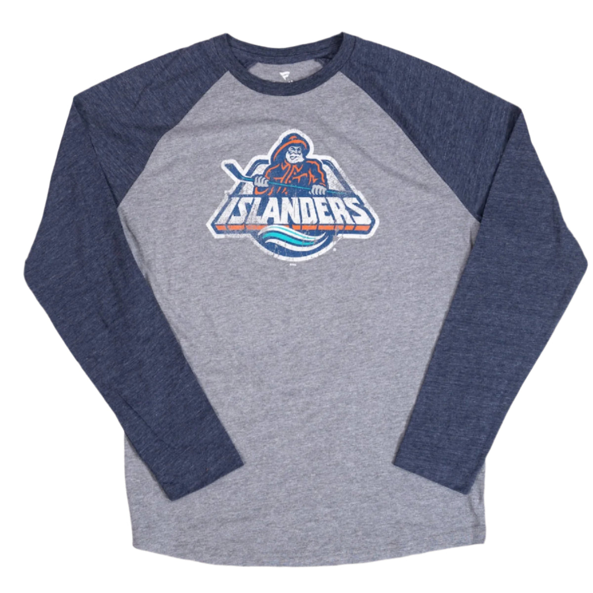 New York Islanders Reverse Retro Raglan Long Sleeve Tee | Isles Lab